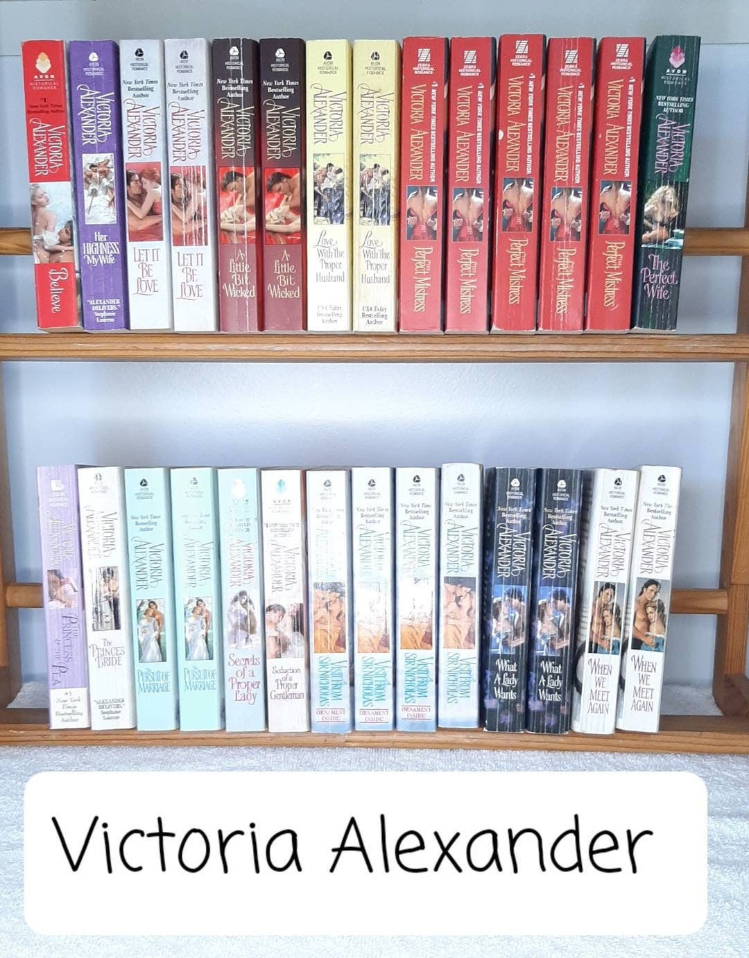 Victoria Alexander, Choose Your Title, Paperback Novels, Paperback ...