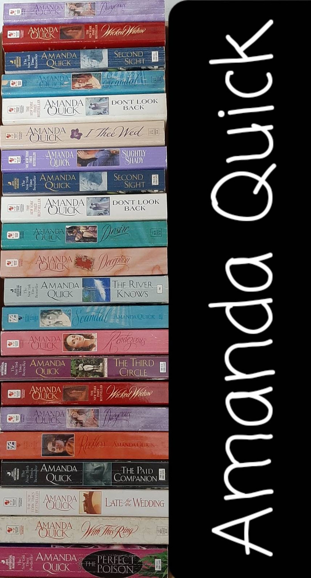 Amanda Quick, Choose Your Title, Paperback Novels, Paperback Books ...
