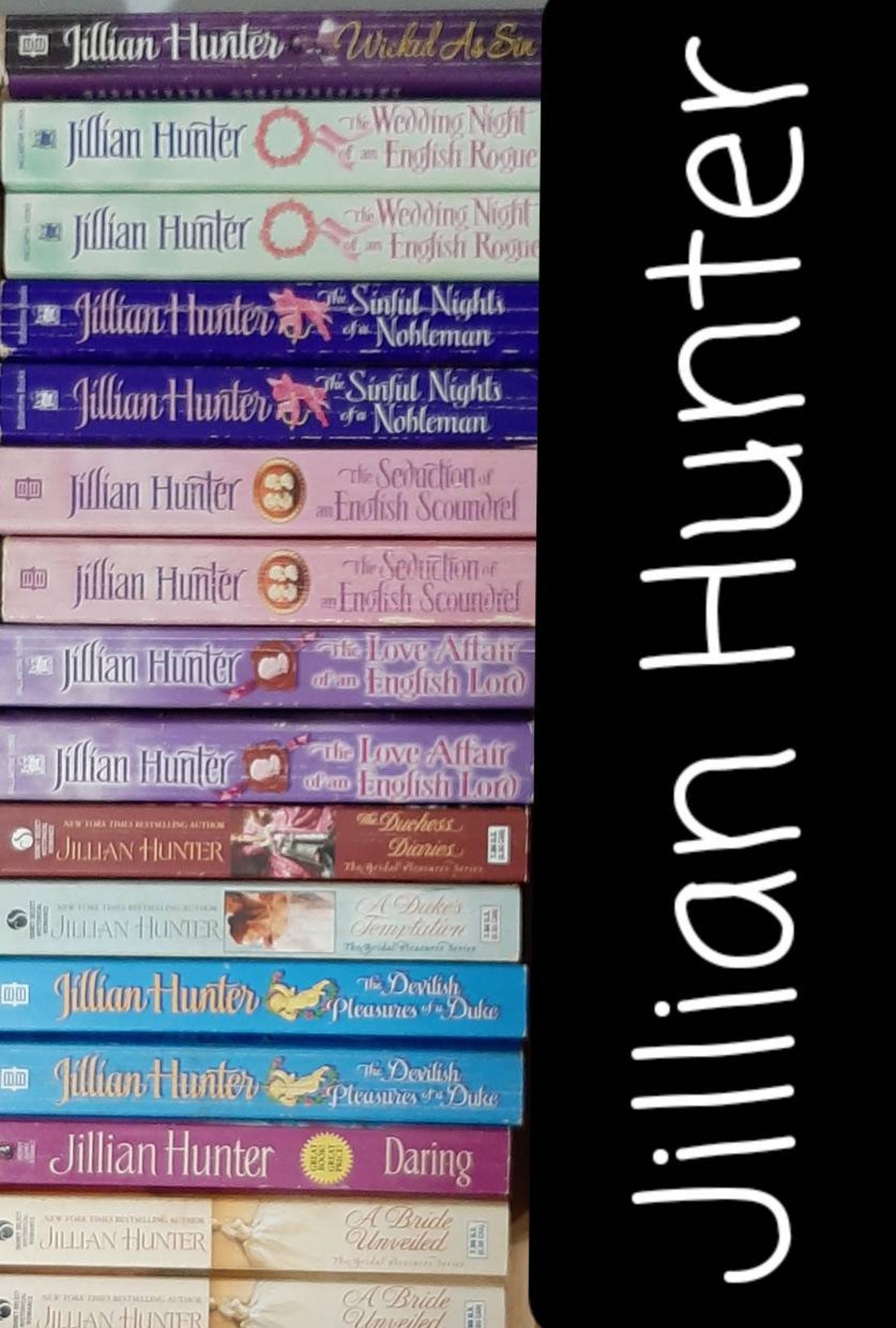 Jillian Hunter Romance Novels: Choose Your Paperback Title - Etsy