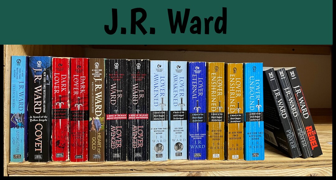 J.R. Ward Book: Choose Your Title, Paranormal Romance (used) - Etsy