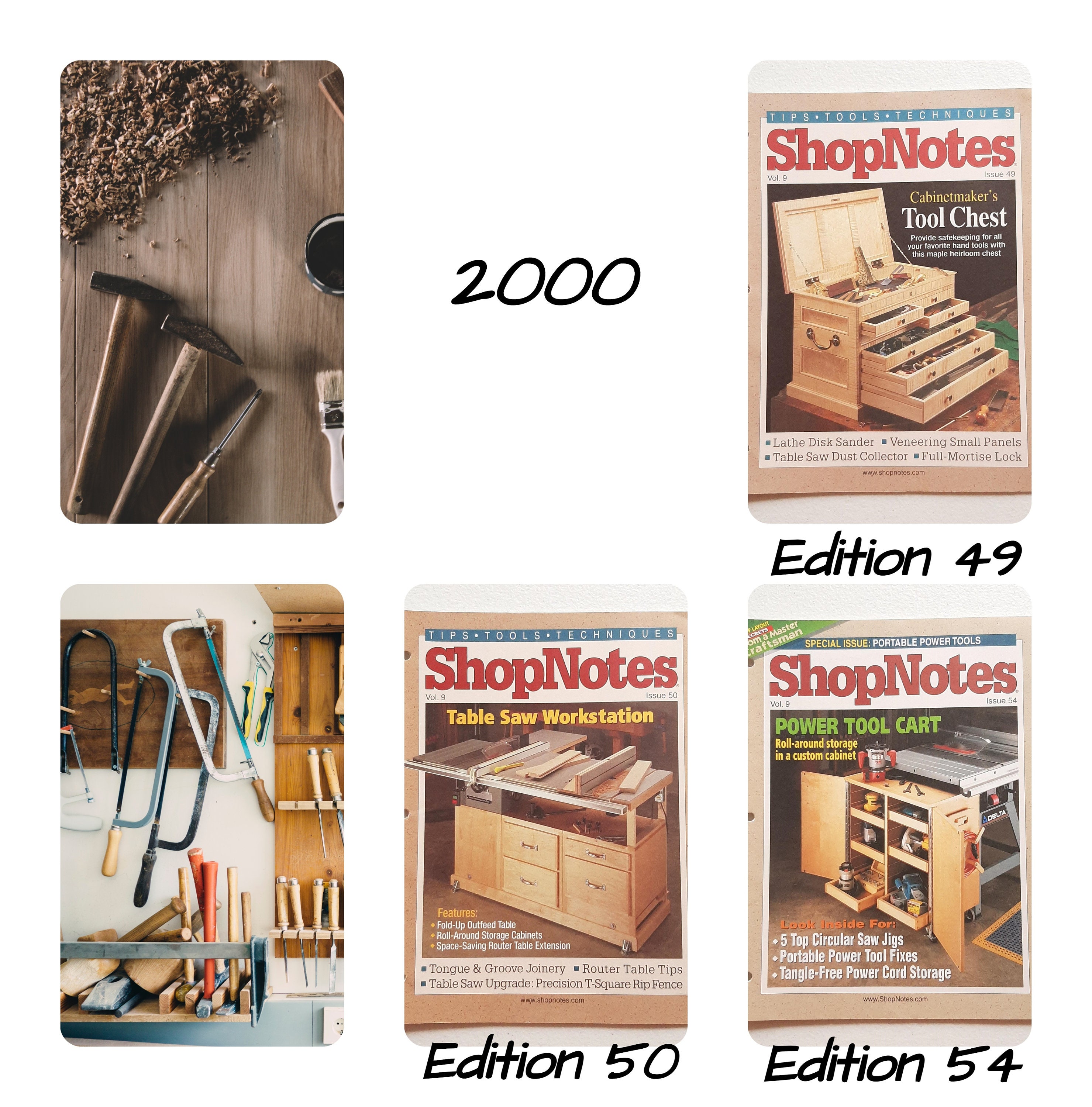 2000-2007, Shopnotes Magazine, Editions From the 2000's, Woodworking ...