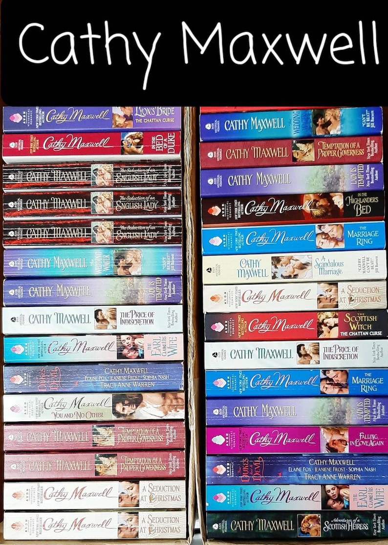 Cathy Maxwell, Choose Your Title, Paperback Novels, Paperback Books ...