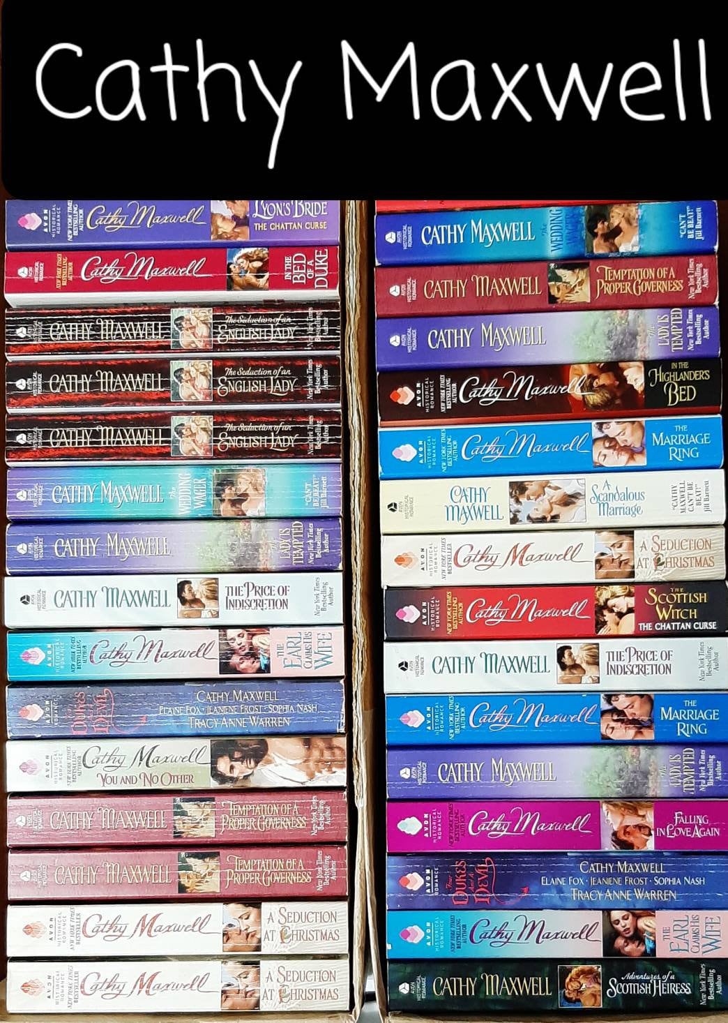 Cathy Maxwell, Choose Your Title, Paperback Novels, Paperback Books ...