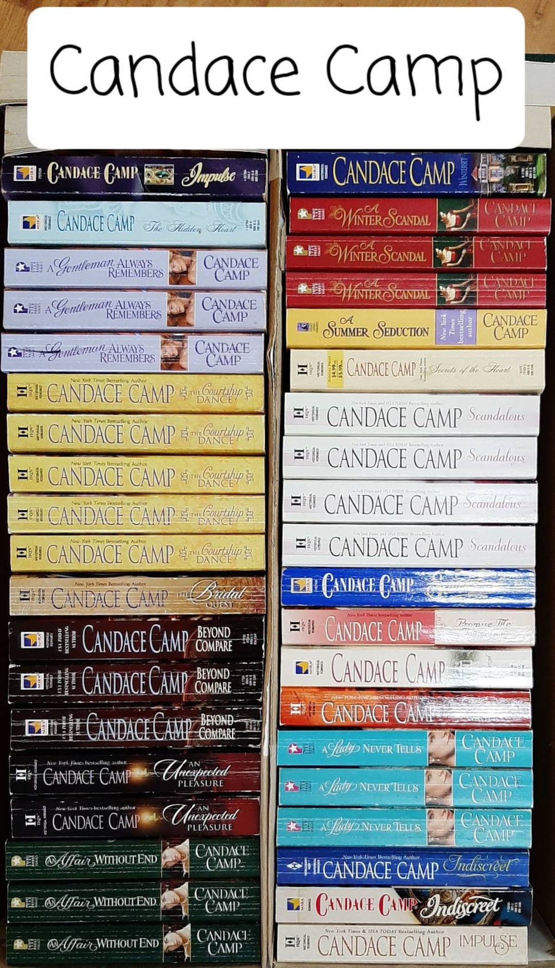 Candace Camp, Choose Your Title, Paperback Novels, Paperback Books ...