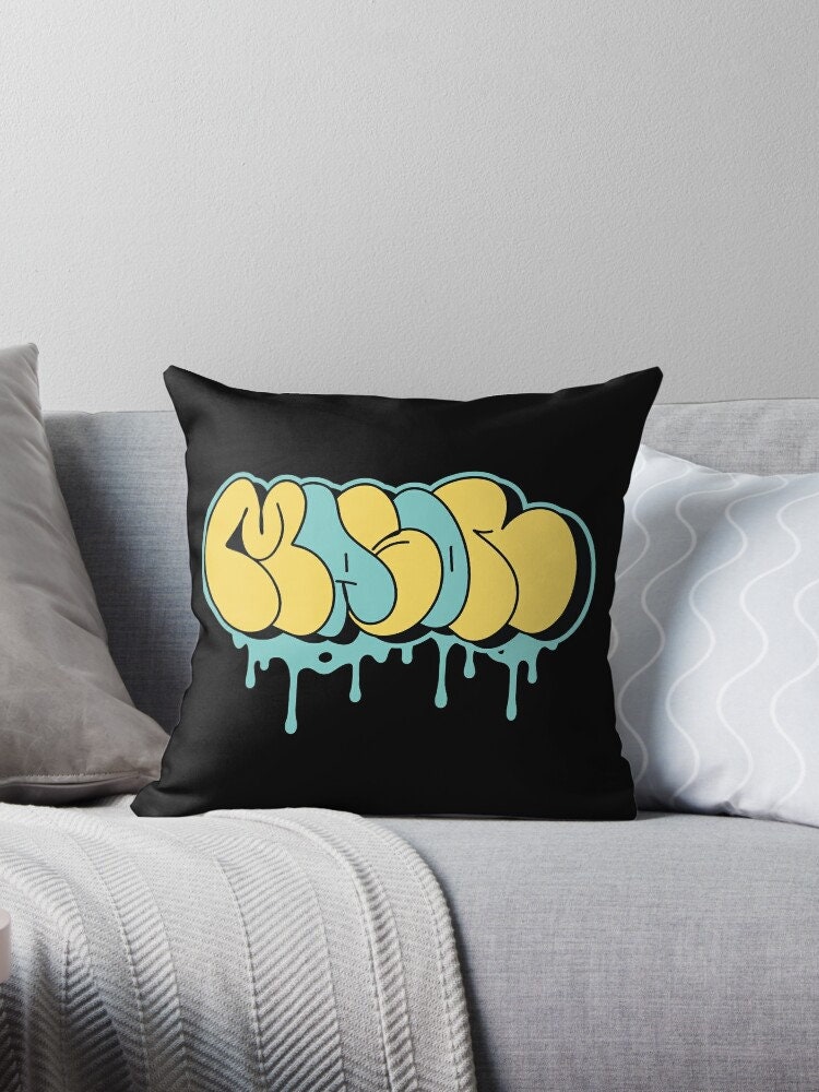 Mason Custom Graffiti Throw up Bubble Letters Layered Editable SVG Cut ...