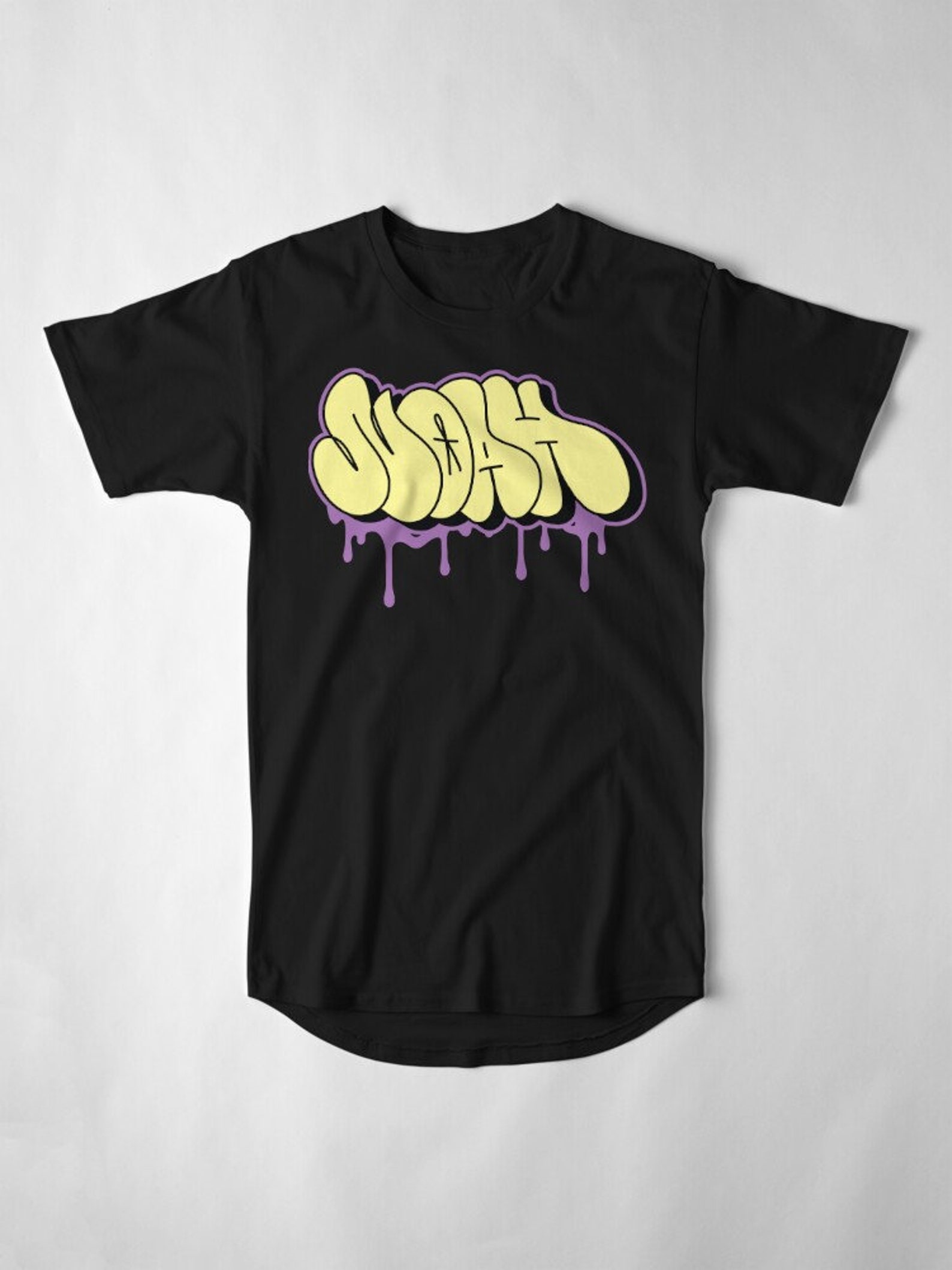 Noah - Custom Graffiti Throw up Bubble Letters | Layered Editable SVG ...