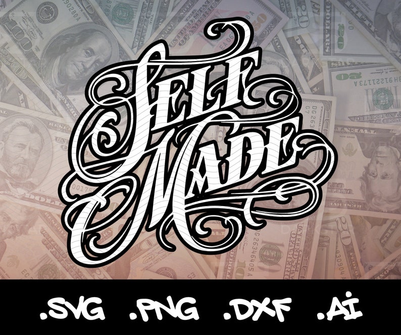 Self Made Graphic Logo SVG AI PNG Dxf - Etsy