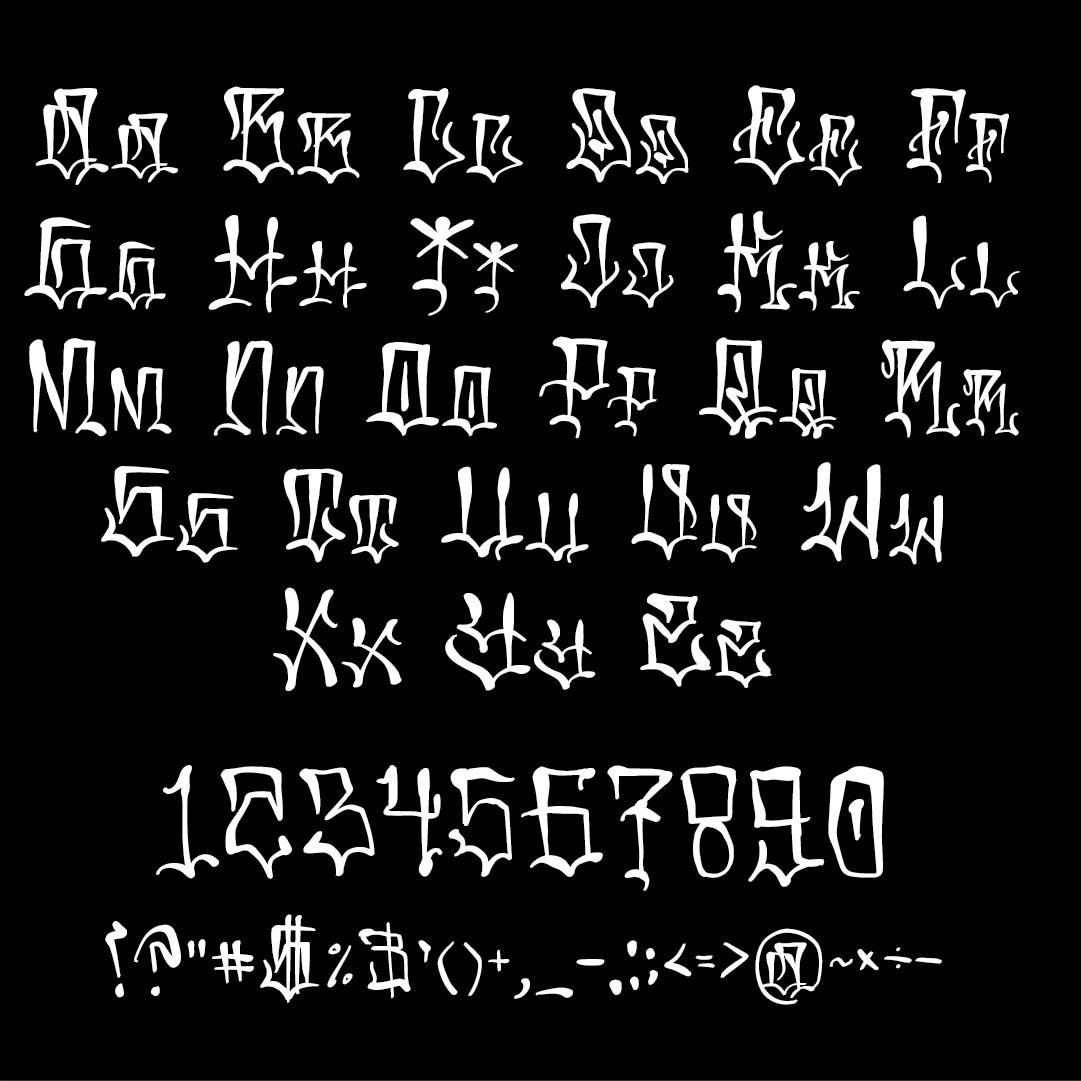 Los Angeles Cholo Graffiti Style .OTF Font | Hand Drawn Typeface ...