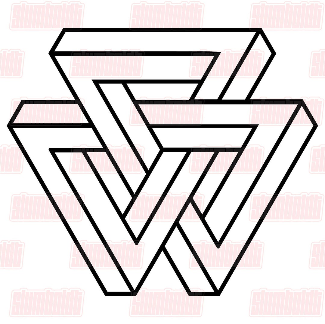 Sacred Geometry .SVG | Trinity | Triforce | Decal | Sticker | Graphic ...