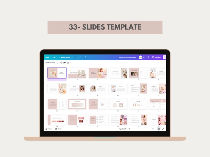 Beauty Brand Guidelines, Skincare Brand Guidelines, Beauty Branding ...