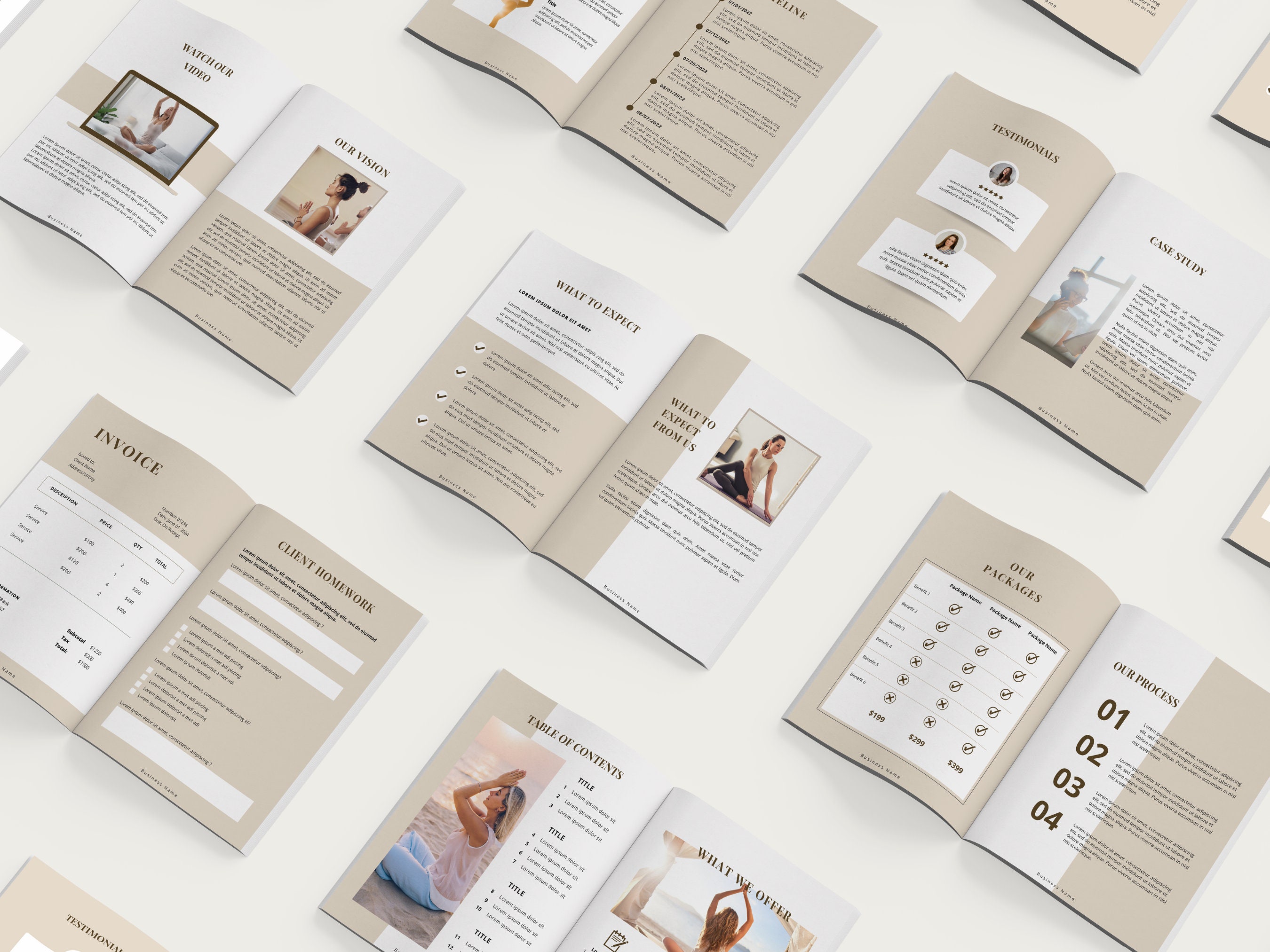 Client Welcome Packet , Client Welcome Kit , Canva Coach Template ...