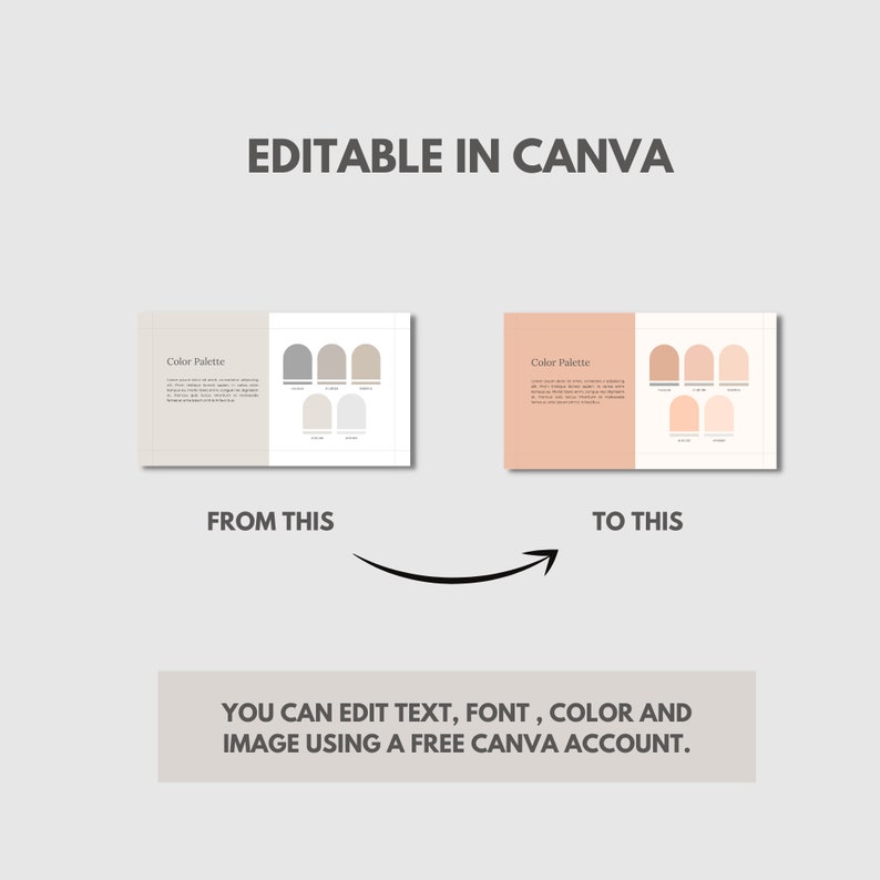 Brand Guidelines , Brand Style Guide, Editable in Canva, Branding Kit ...
