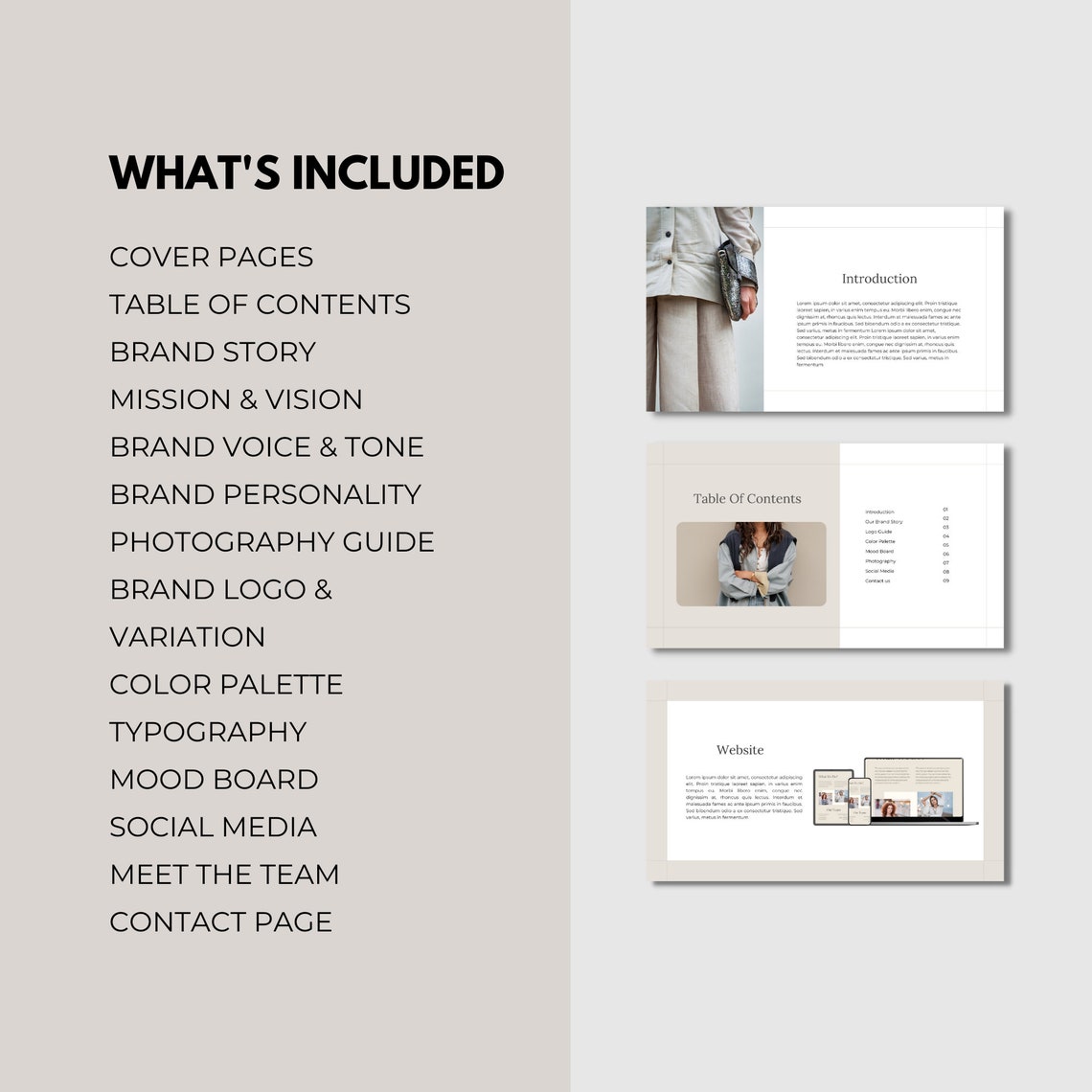 Brand Guidelines , Brand Style Guide, Editable in Canva, Branding Kit ...