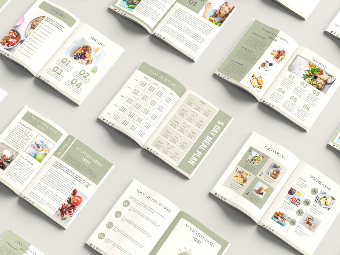 Nutrition Workbook Template Nutrition Ebook Template Health - Etsy