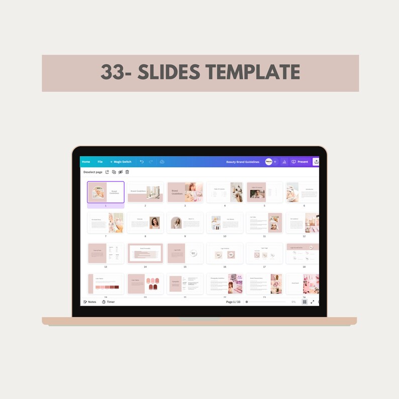 Beauty Brand Guidelines, Skincare Brand Guidelines, Beauty Branding ...