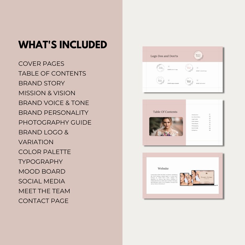 Beauty Brand Guidelines, Skincare Brand Guidelines, Beauty Branding ...