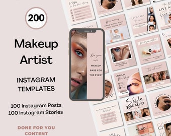 100 Makeup Artist Instagram Templates MUA Templates Makeup Instagram ...