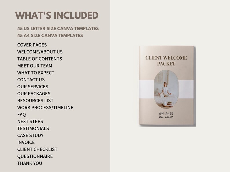 Client Welcome Packet , Client Welcome Kit , Canva Coach Template , Welcome Packet , Welcome ...