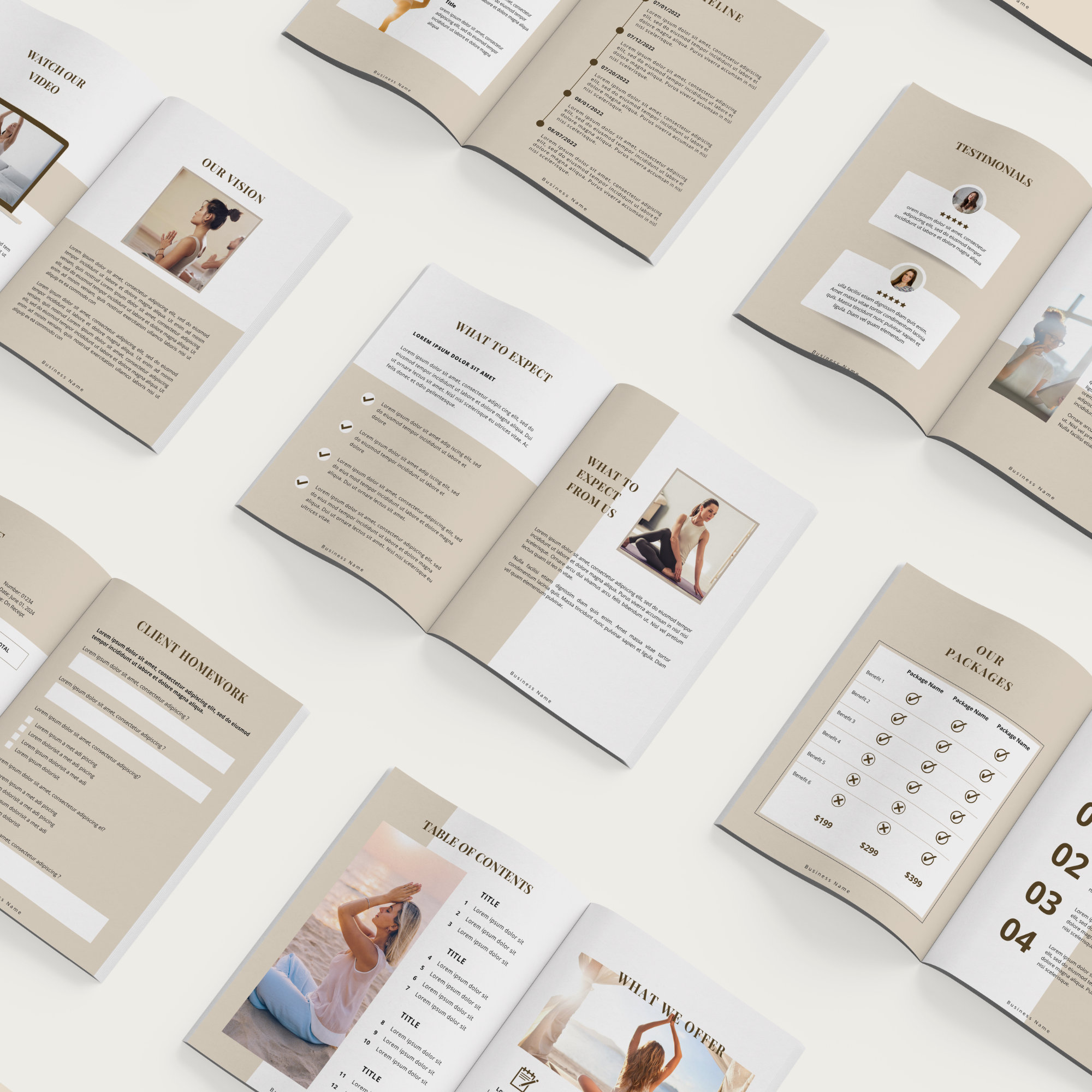 Client Welcome Packet , Client Welcome Kit , Canva Coach Template ...