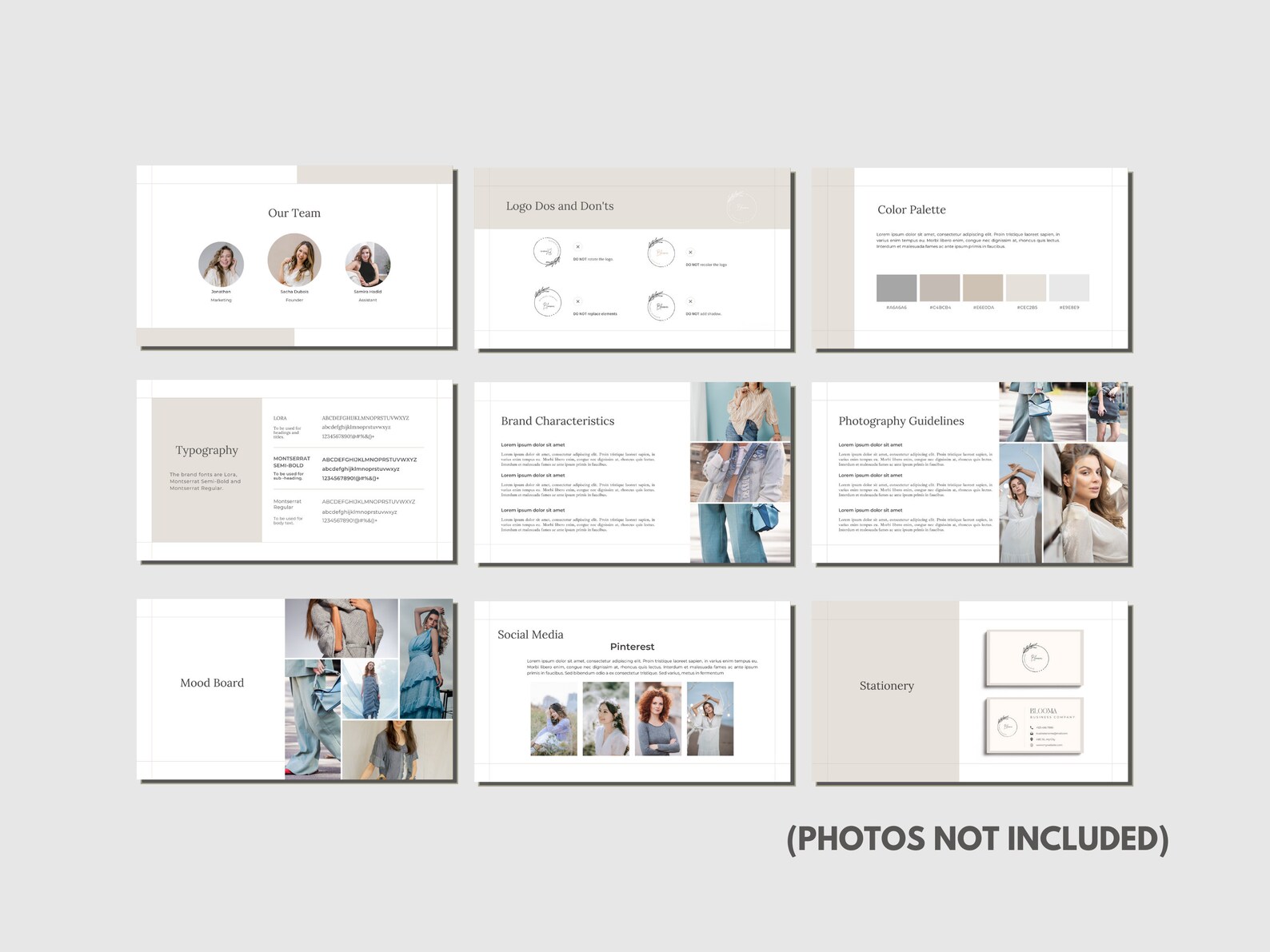 Brand Guidelines Brand Style Guide Editable in Canva - Etsy