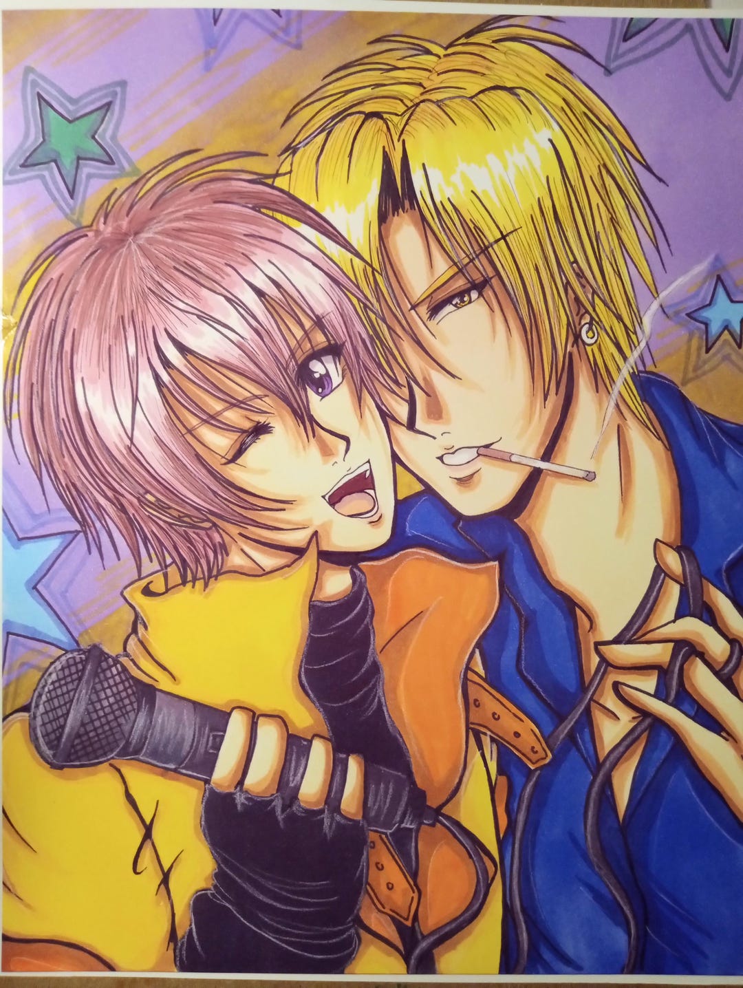 Shuichi and Yuki Art Print, BL Anime Couple - Etsy