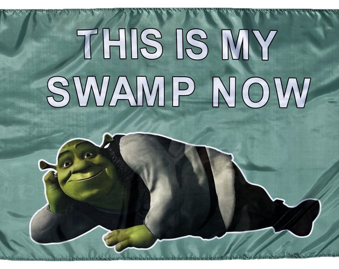 This is My Swamp Flag 3x5 Ft Get Out My Swamp Tapestry College Dorm ...