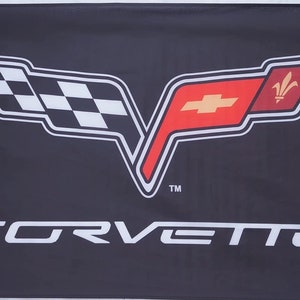 Corvette Flag Corvette Banner Chevrolet Corvette Racing Flags Chevrolet ...