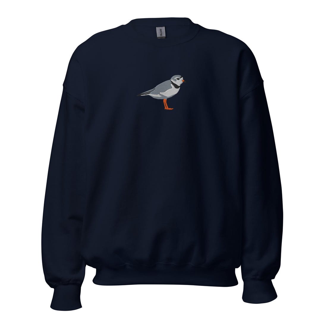 Piping Plover Sweatshirt Unisex Embroidered Seabird Bird Lover Gift ...