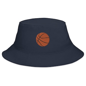 Basketball Embroidered Unisex Adult Bucket Hat - Etsy