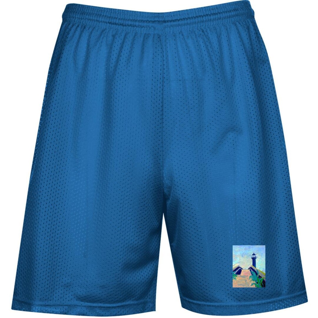 Shorts tybee Island Lighthouse Men's Performance Mesh Shorts - Etsy