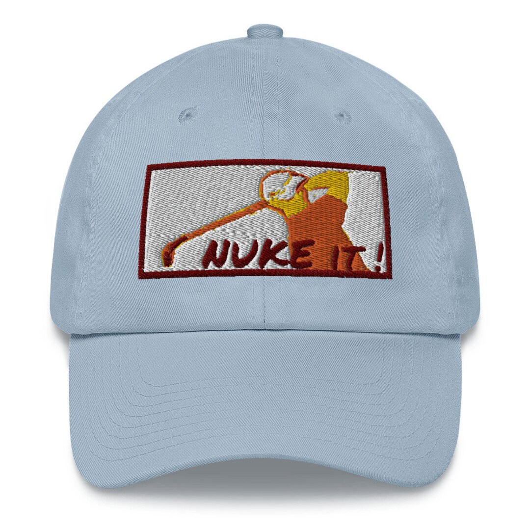 Embroidered Hat "nuke It !" Golf Cotton Twill Cap - Etsy