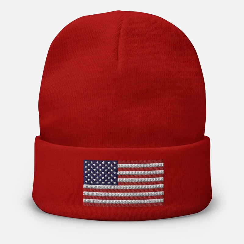 Flag Beanie - Etsy