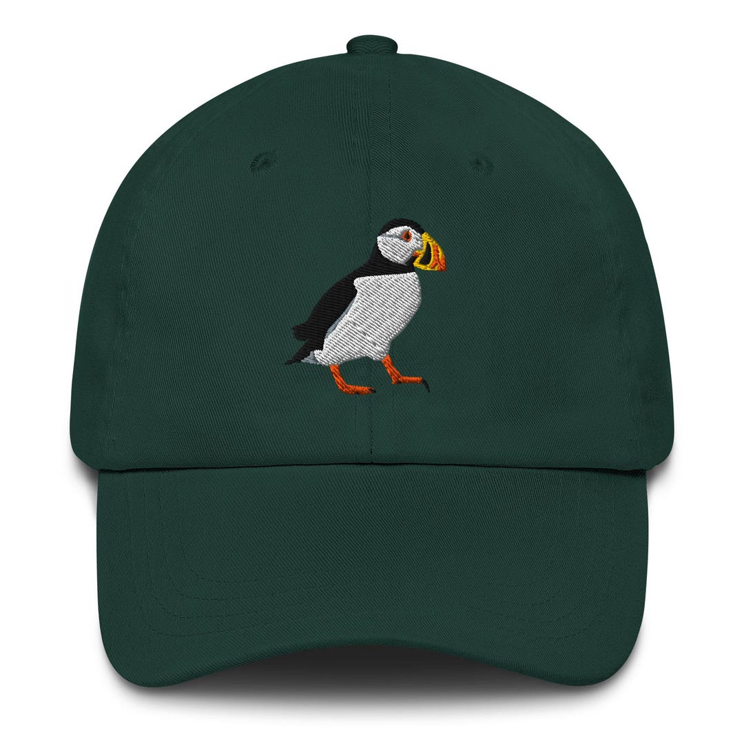 Embroidered Atlantic Puffin Dad Hat - Etsy