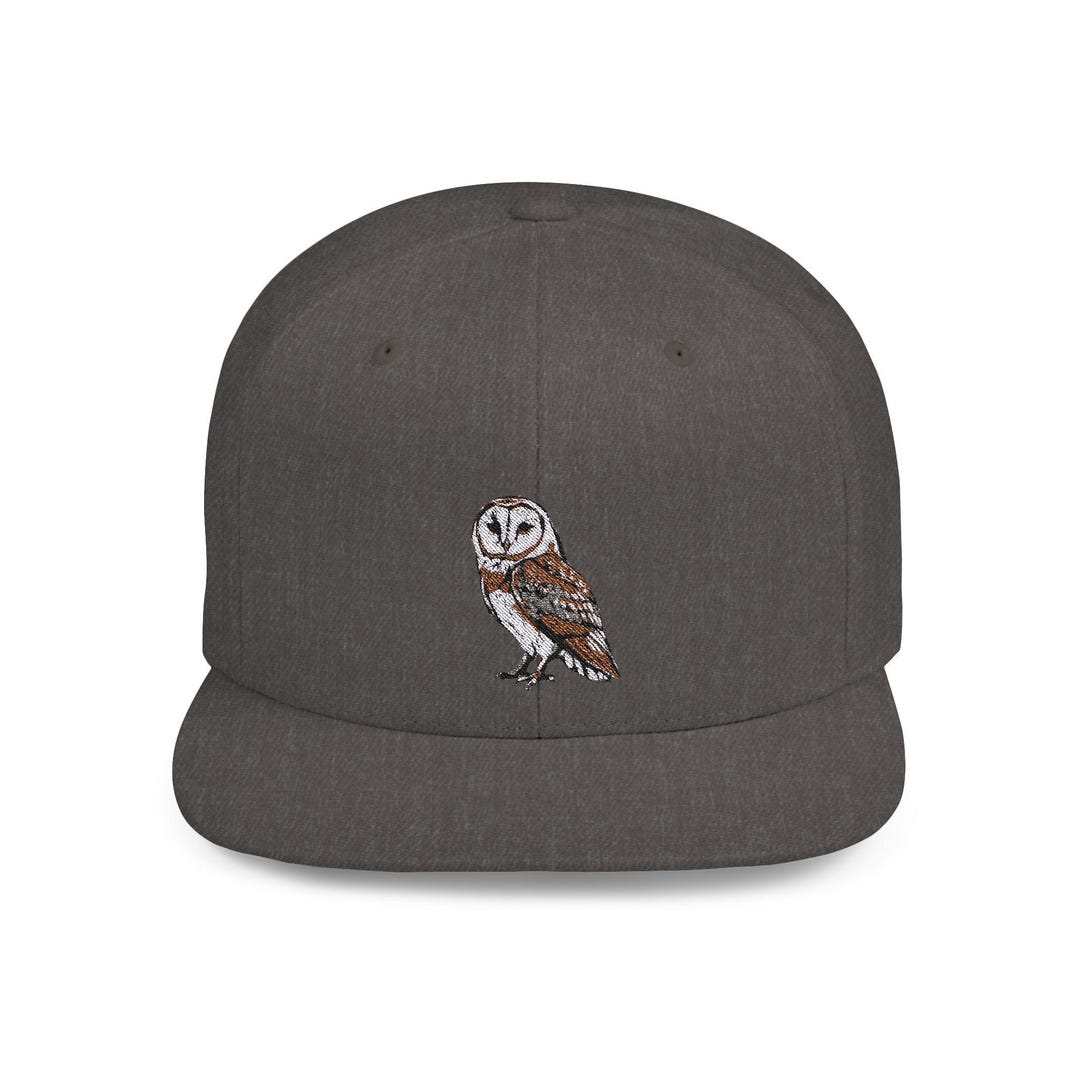 Embroidered Barn Owl Snapback Hat: Wildlife Bird Watcher Cap - Etsy