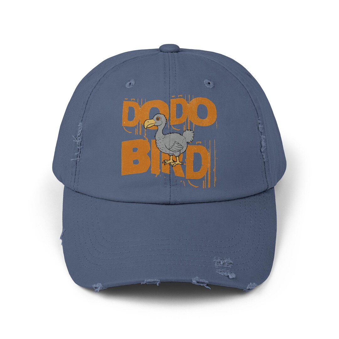 Vintage Dodo Bird Unisex Distressed Cap, Retro Faded Baseball Hat ...