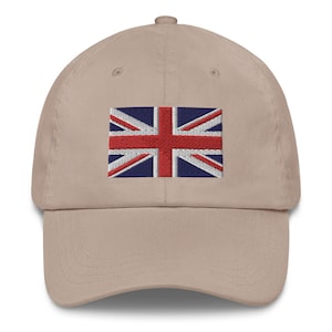 Embroidered Union Jack Hat: Adjustable British Flag Cap - Etsy