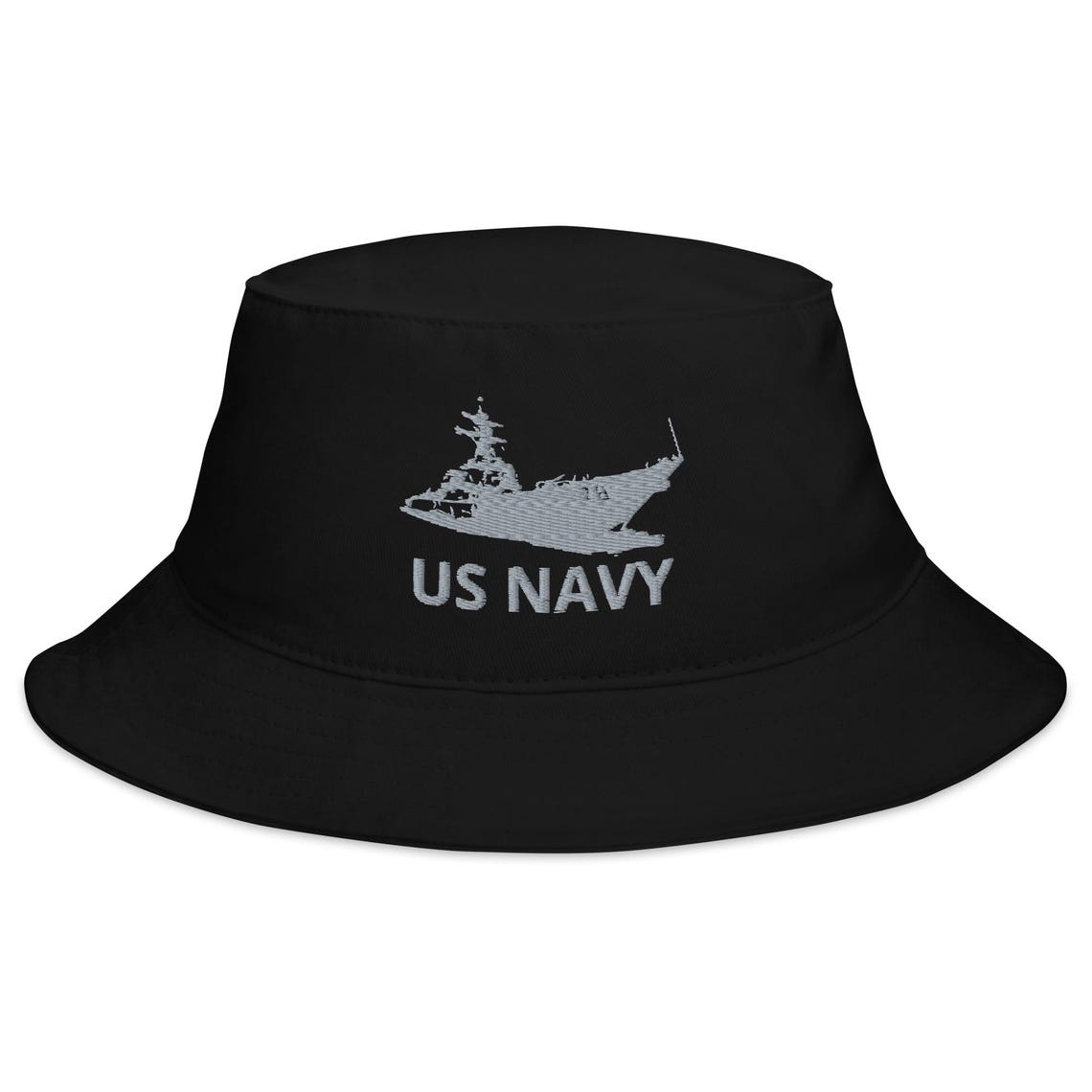 US Navy Embroidered Bucket Hat, Military Dad Gift, Veteran Cap ...