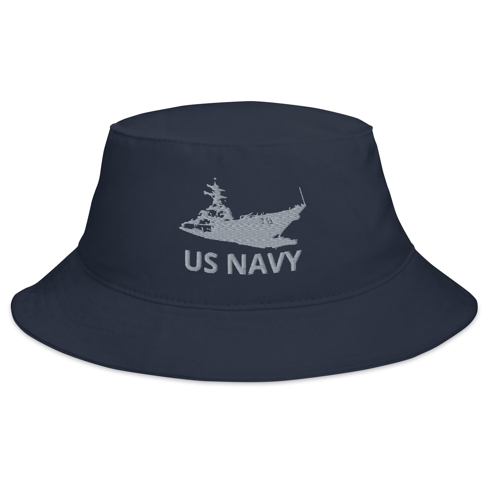 US Navy Embroidered Bucket Hat, Military Dad Gift, Veteran Cap ...