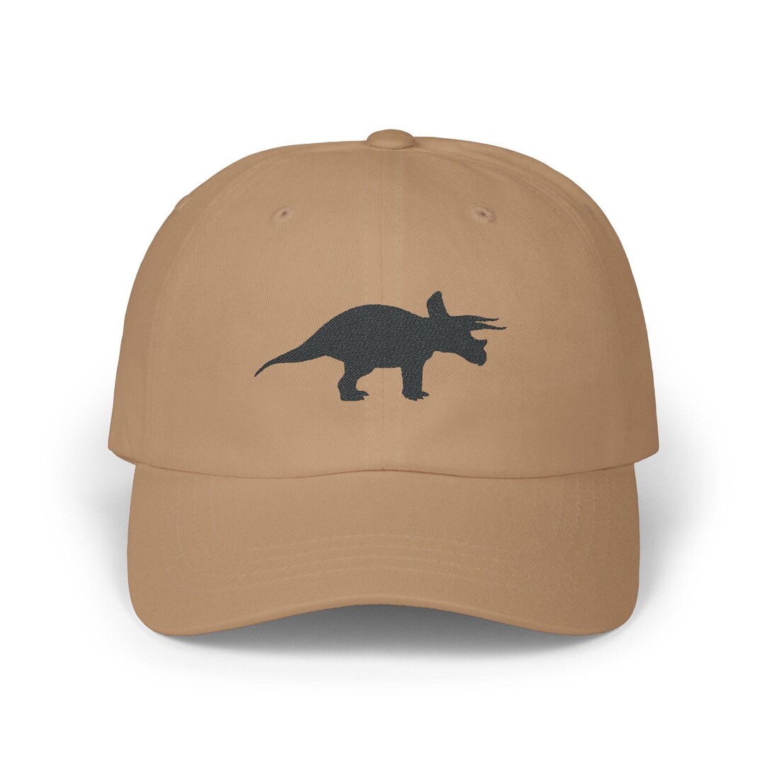Triceratops Embroidered Dinosaur Cap, Jurassic Park Dad Hat ...