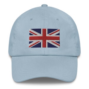 Embroidered Union Jack Hat: Adjustable British Flag Cap - Etsy