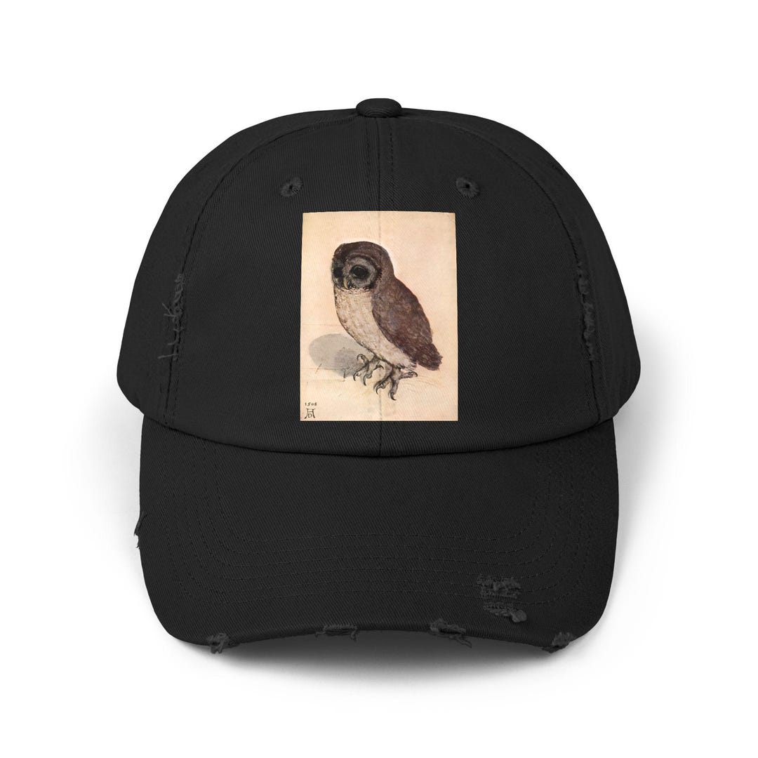 Albrecht Durer the Little Owl Cap: Distressed Cotton Dad Hat - Etsy