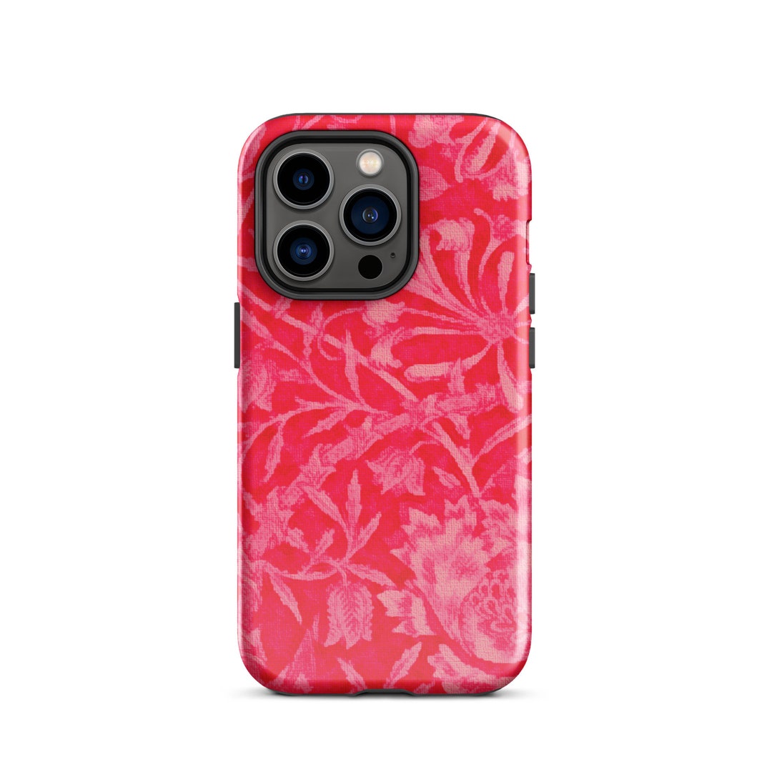 Red Honeysuckle Tough Case for Iphone® 11-15 Pro - Etsy