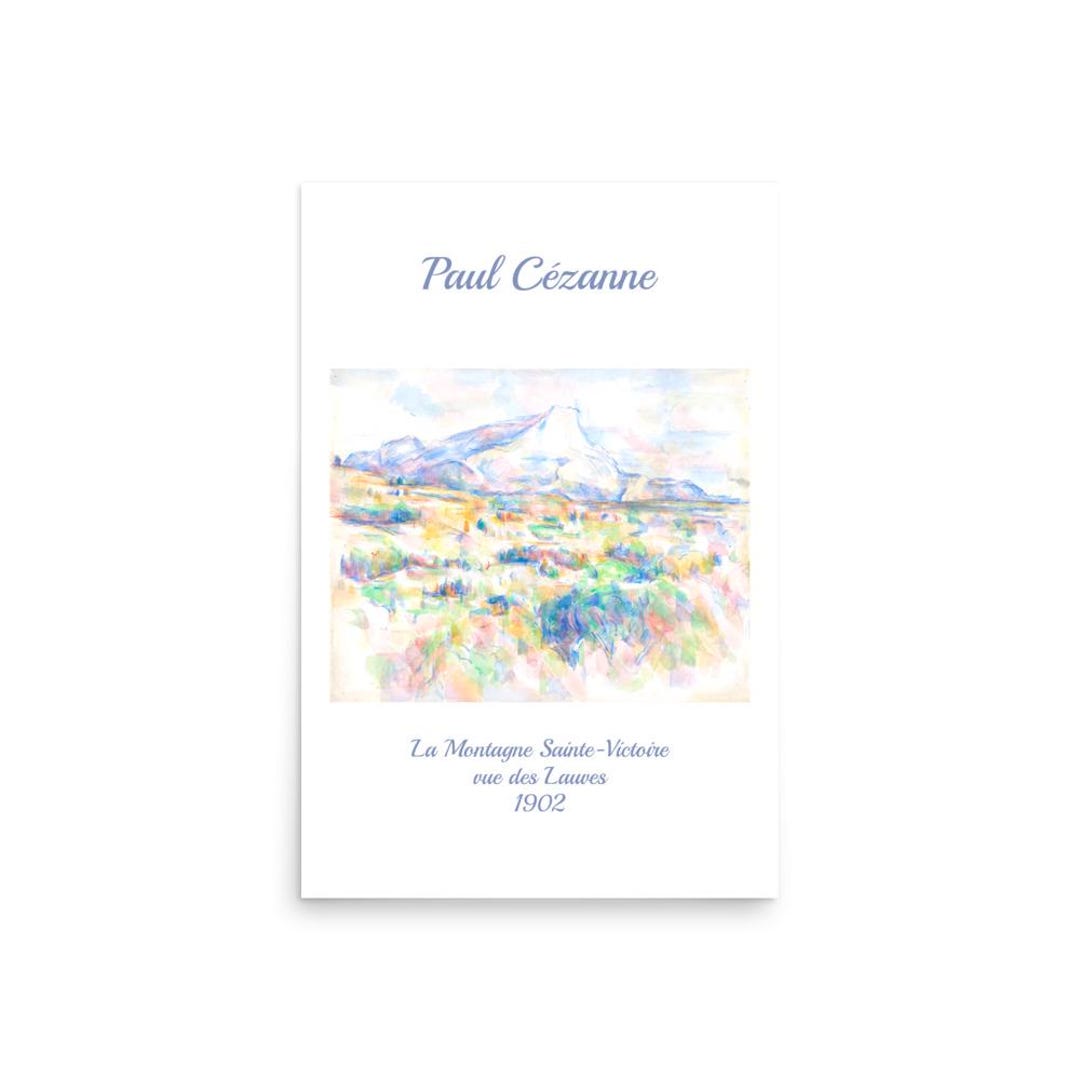 Paul Cezanne Art Poster: La Montagne Sainte-victoire Vue Des Lauves ...