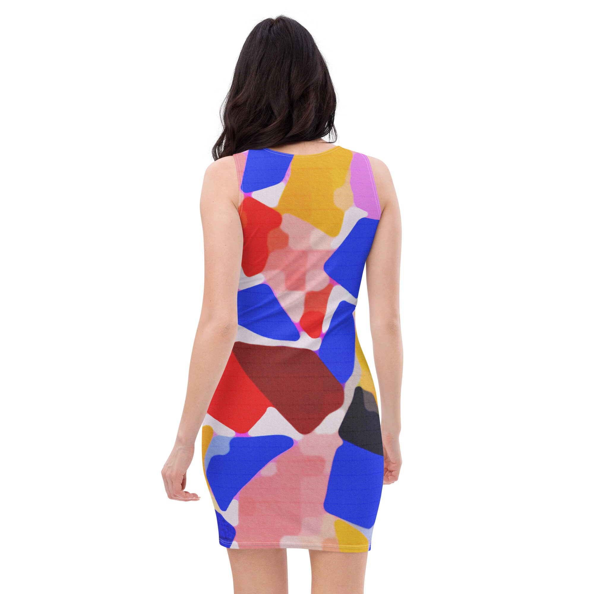 Primary Colors Women's Bodycon Dress - Etsy