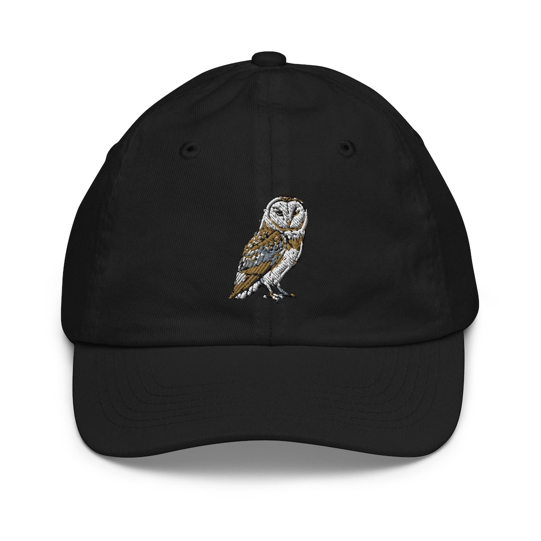 Barn Owl Embroidered Youth Baseball Cap for Ages 5 Up - Etsy