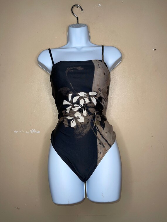 Unique Vintage Ladies One Piece Swimsuit - Gem