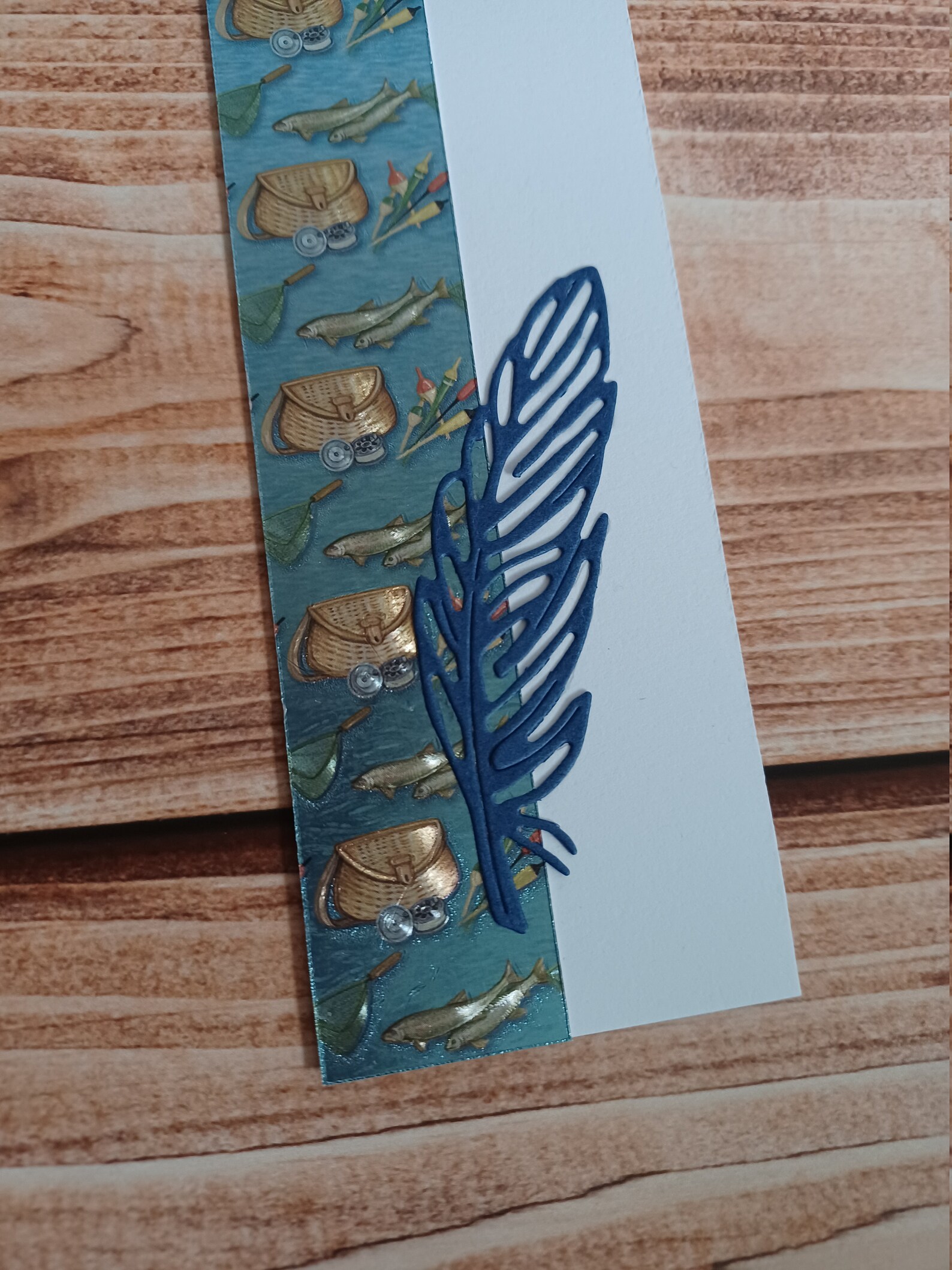 Fishing Themed Bookmark Handmade Bookmark Gift Page Marker - Etsy.de