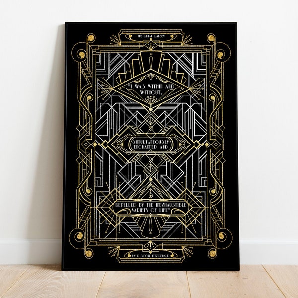 Gatsby Quote Print - Etsy