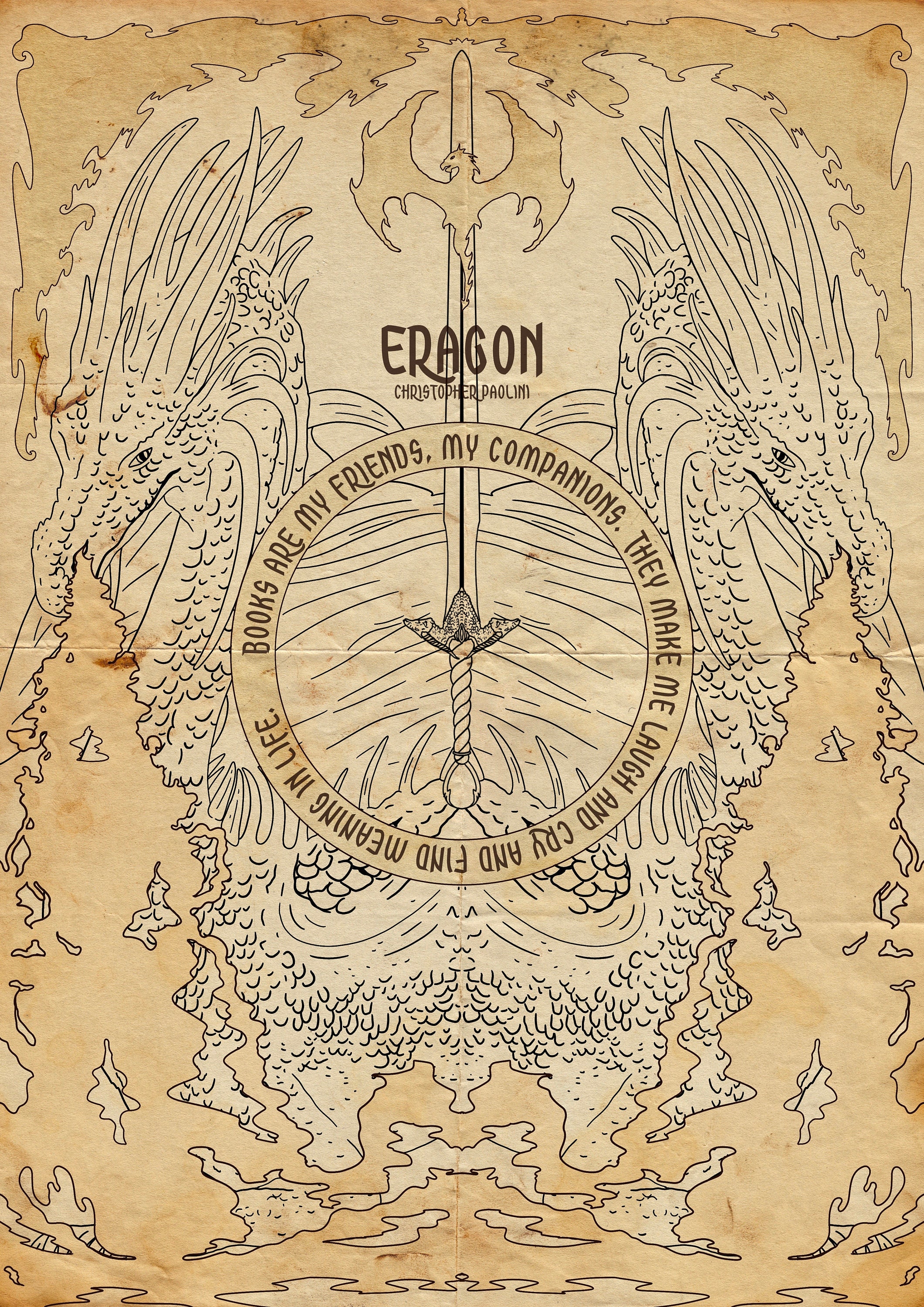 Eragon Book Drawings