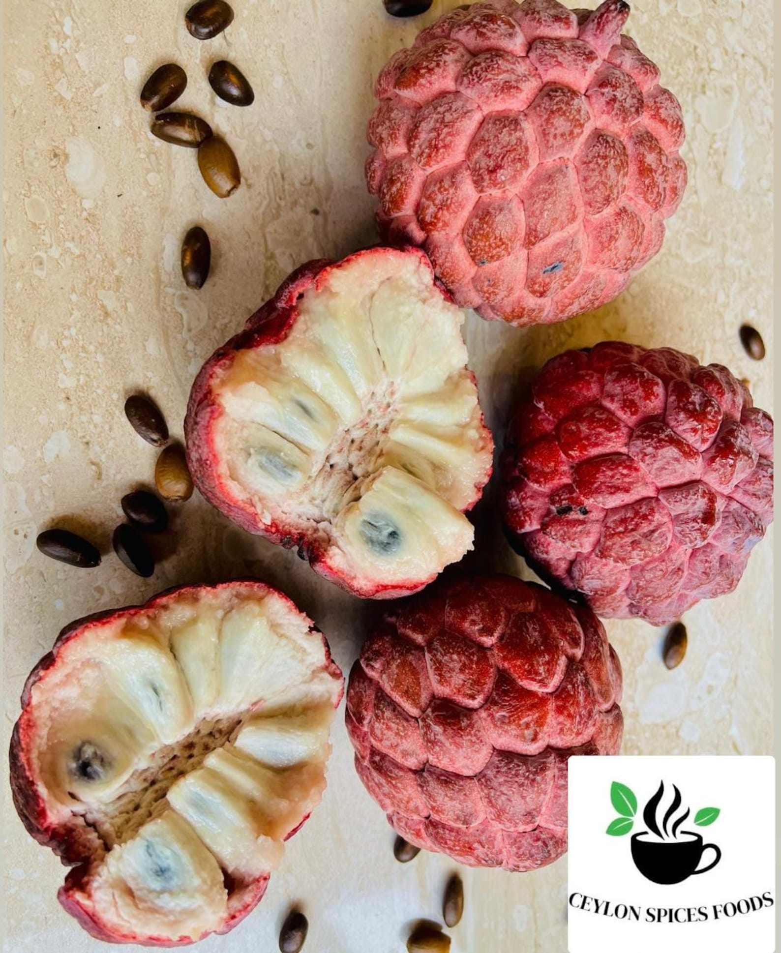Red Custard Apple Seeds, Tropical Fruit for Home Gardening - Etsy